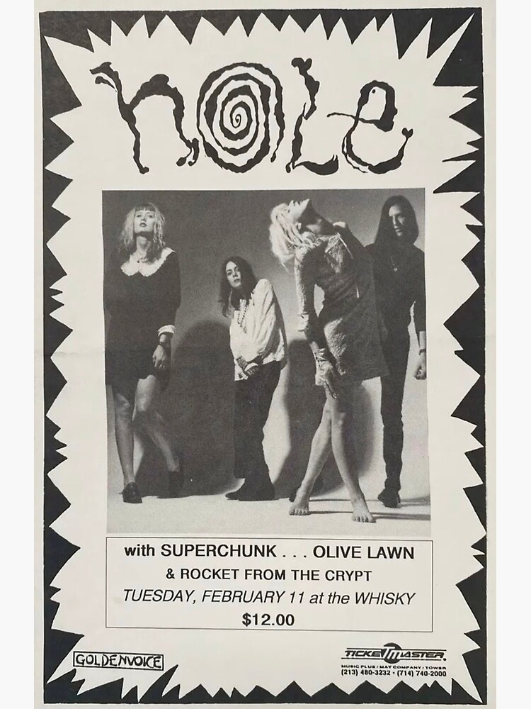 "Hole band " Poster for Sale by pukka000 | Redbubble