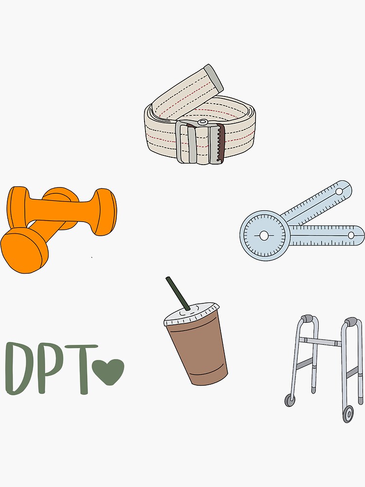 "Physical Therapy Pack" Sticker for Sale by emmakdesigns | Redbubble