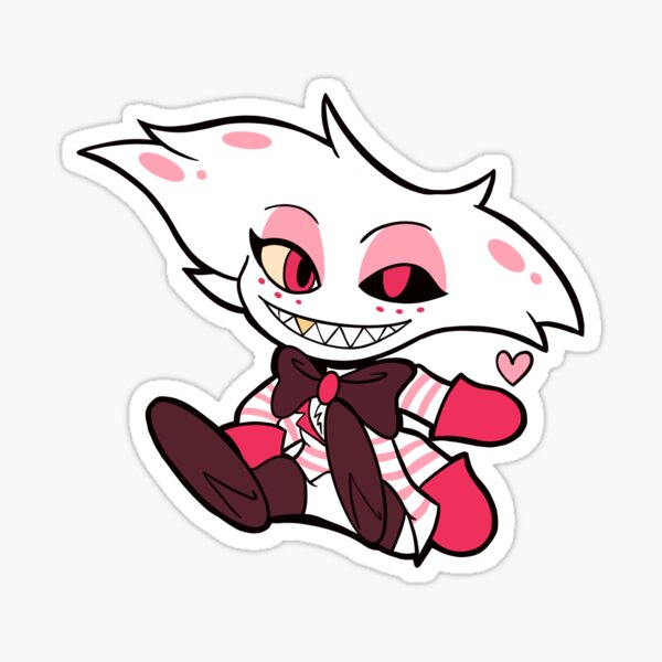 "Hazbin Hotel - Chibi Angel Dust" Sticker for Sale by Pastelpandabum ...