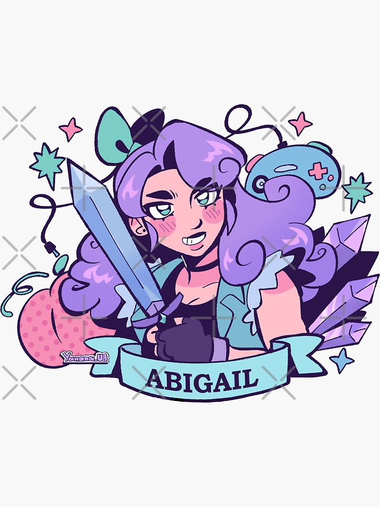 "Abigail" Sticker by yanana-ua | Redbubble