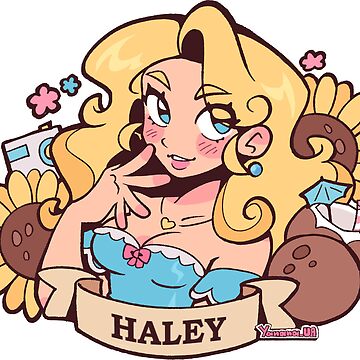 "Haley" Sticker by yanana-ua | Redbubble