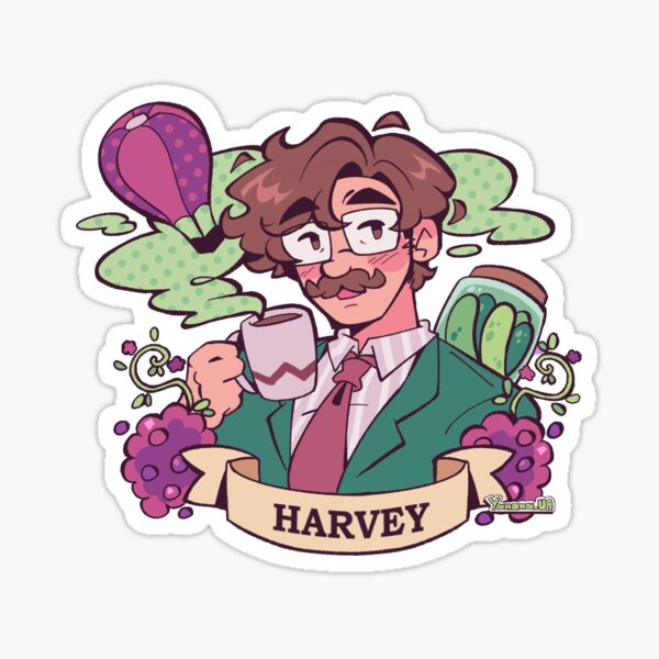"Harvey" Sticker by yanana-ua | Redbubble