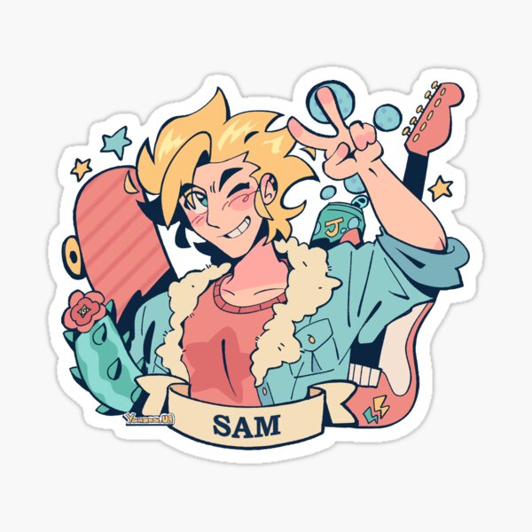 "Sam" Sticker by yanana-ua | Redbubble