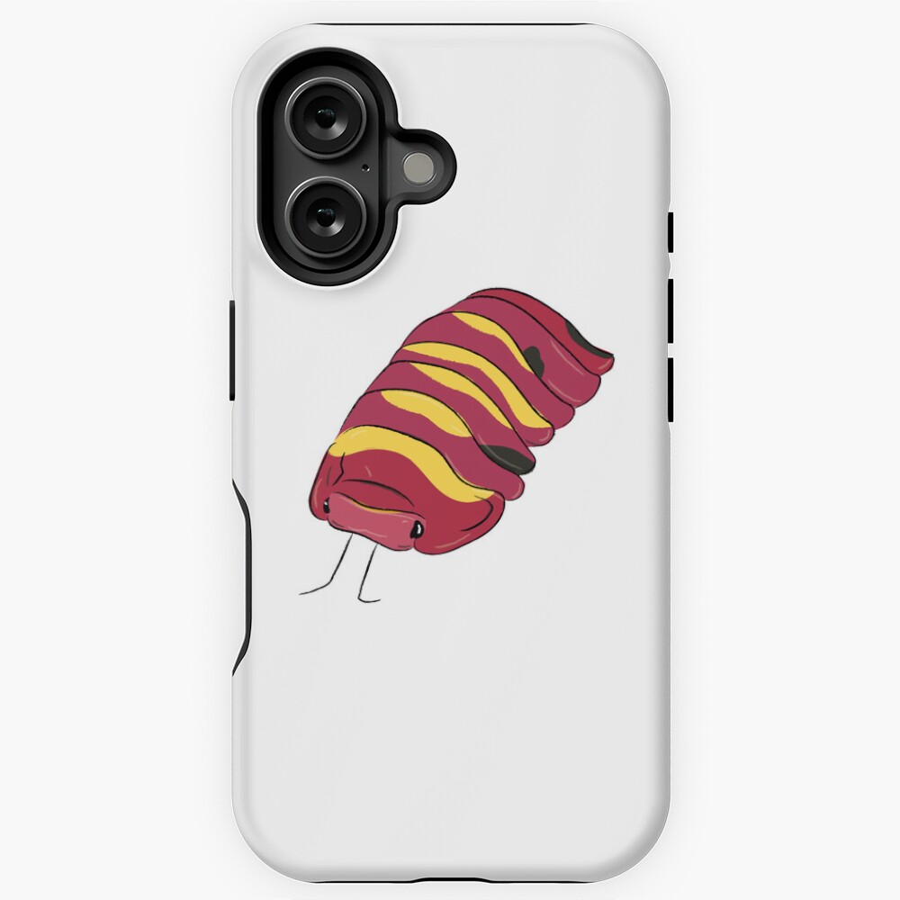 "Scarlet Isopod" Sticker for Sale by ArmadilloPods | Redbubble