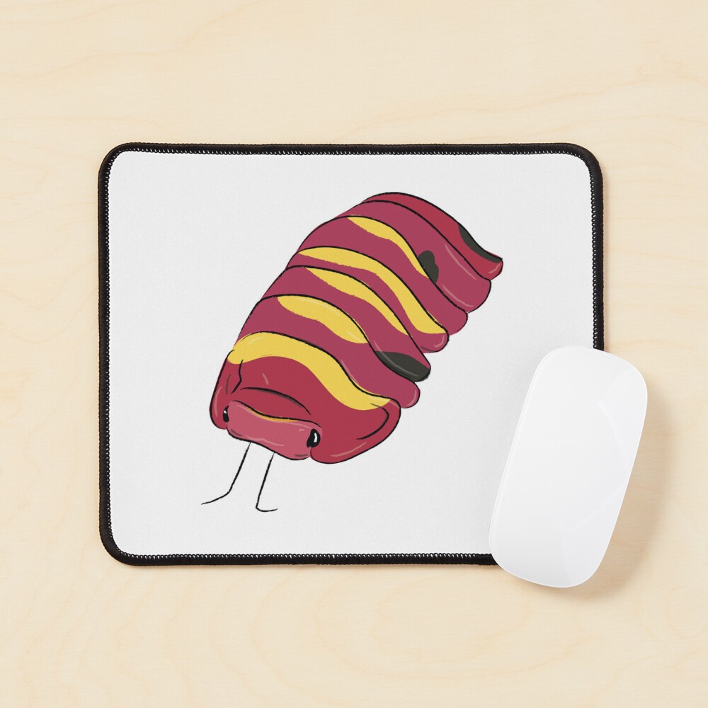 "Scarlet Isopod" Sticker for Sale by ArmadilloPods | Redbubble