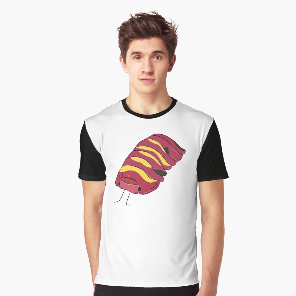 "Scarlet Isopod" Sticker for Sale by ArmadilloPods | Redbubble