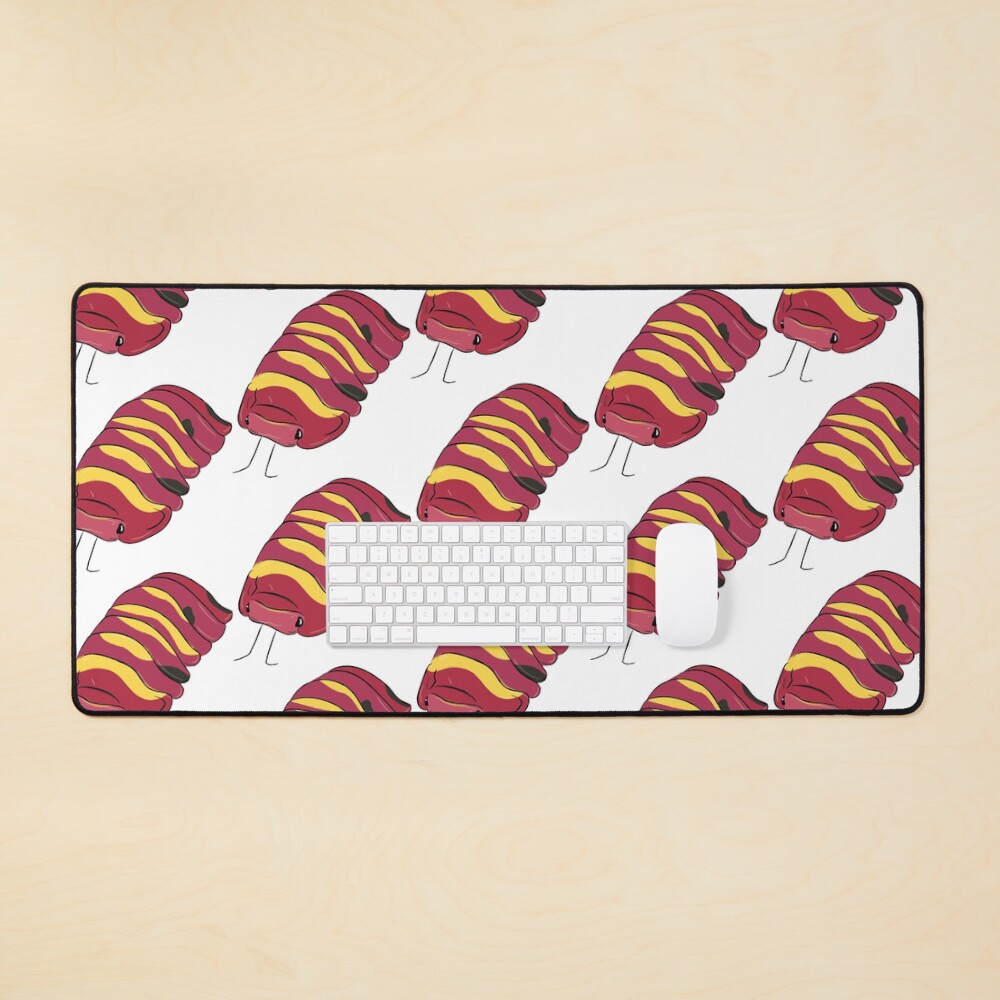 "Scarlet Isopod" Sticker for Sale by ArmadilloPods | Redbubble