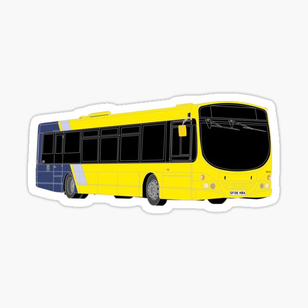 "FirstBus B7RLE learner's livery" Sticker for Sale by Electra Designs ...