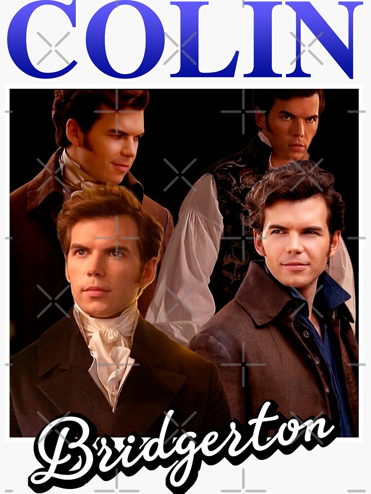 "Colin Bridgerton 90's Bridgerton Netflix" Sticker for Sale by ...