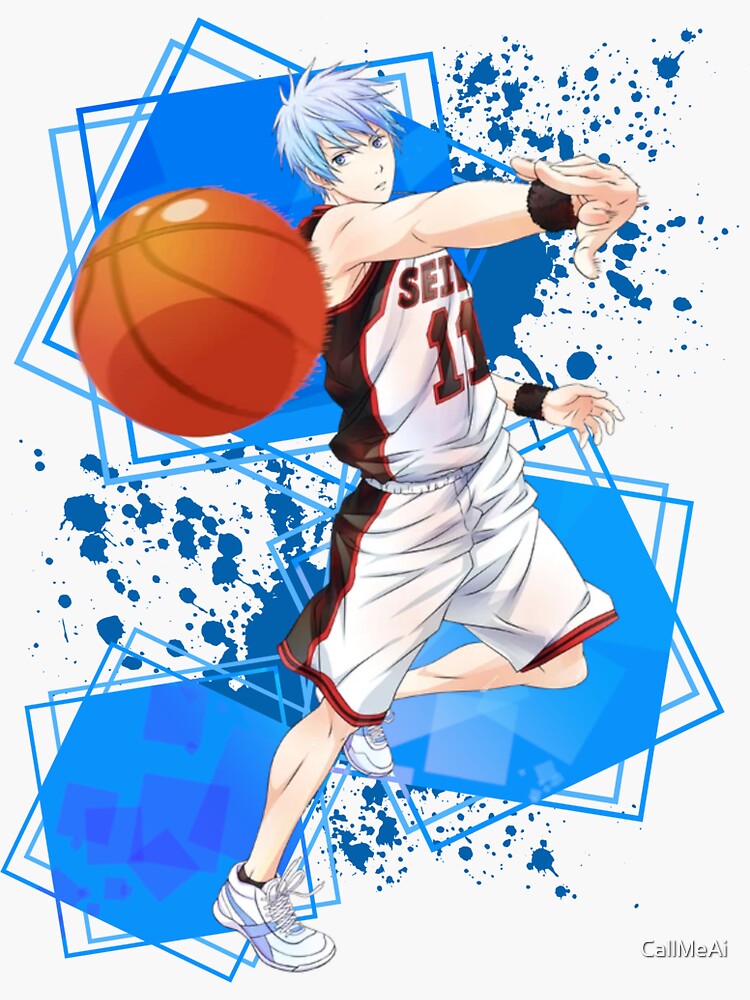 "Kurono no Basket, Kuroko Tetsuya" Sticker for Sale by CallMeAi | Redbubble