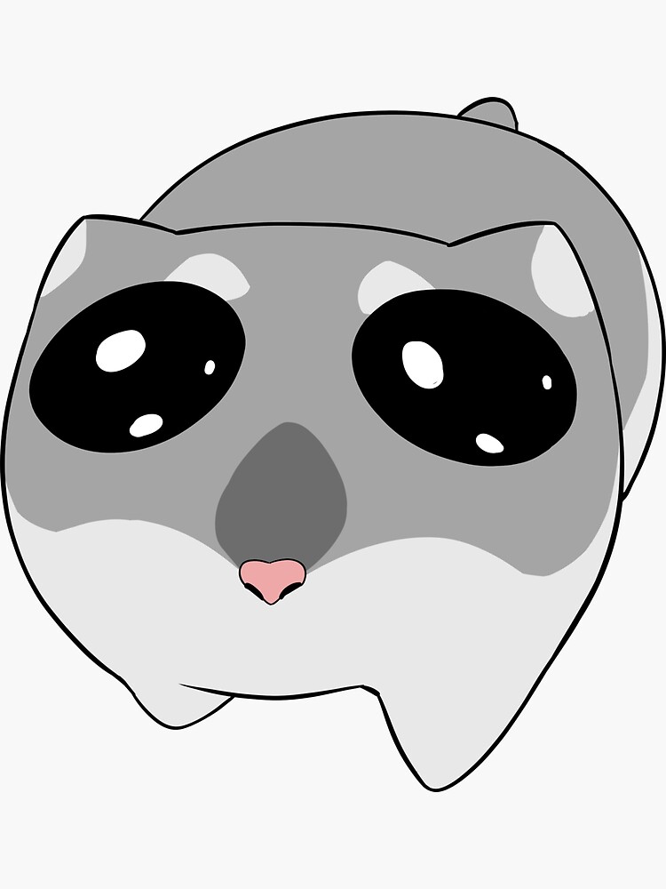 "sad hamster meme" Sticker by TitoSG | Redbubble