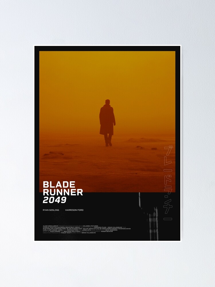 "Blade Runner 2049 | Agent K Poster" Poster for Sale by james-designs ...