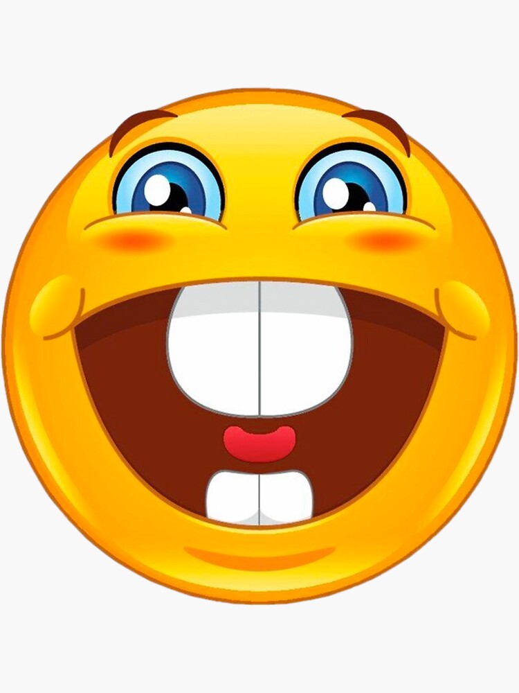 "Buck Tooth goofy ahh emoji" Sticker for Sale by InfectedWear | Redbubble