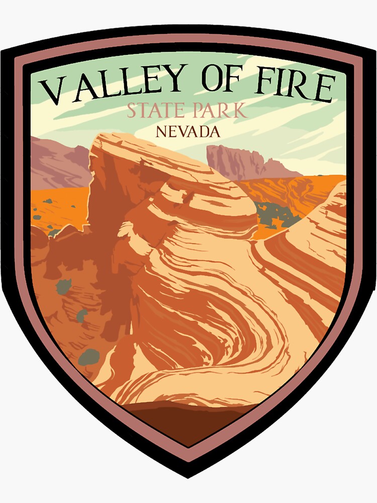 "valley of fire state park" Sticker for Sale by TynleeRuggles6 | Redbubble