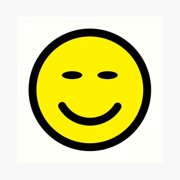 "Asian smiley face" Art Print for Sale by Ukubach | Redbubble