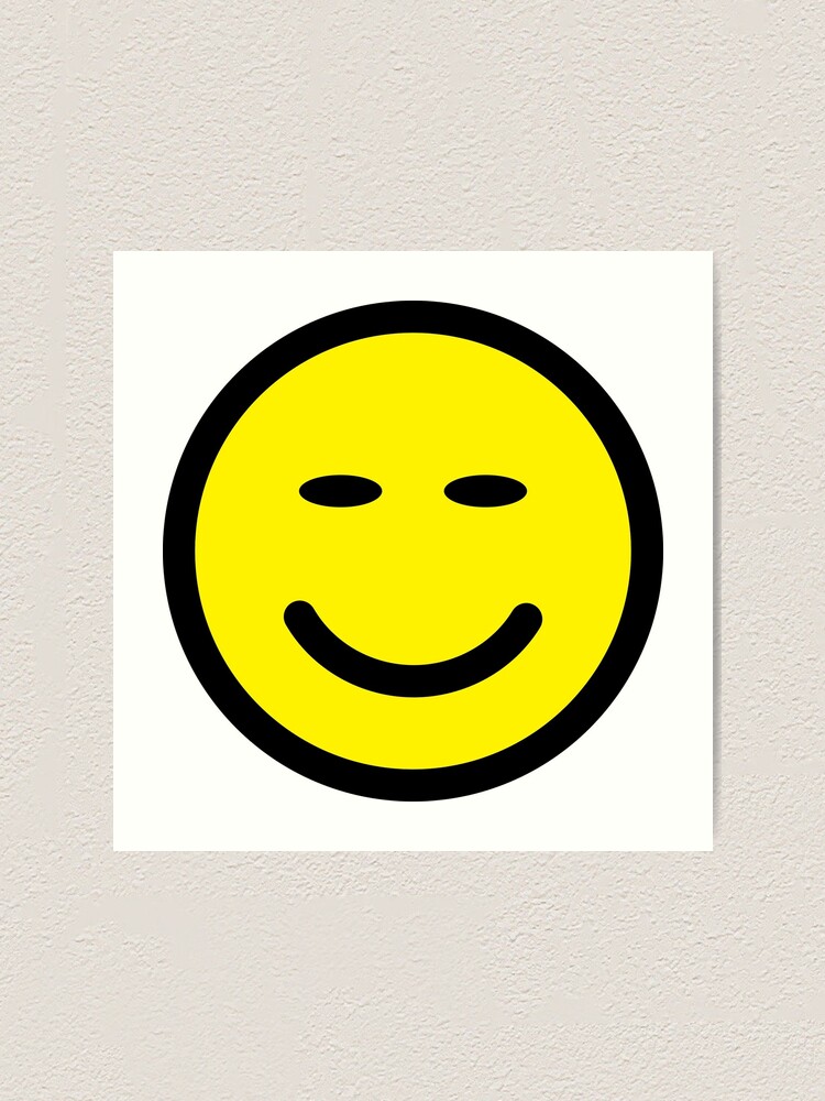 "Asian smiley face" Art Print for Sale by Ukubach | Redbubble