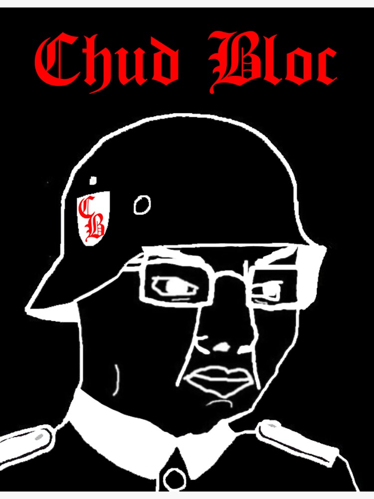 "Chud Soldat" Sticker for Sale by ChudBloc | Redbubble