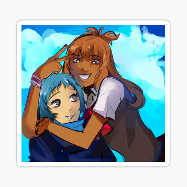 "Fuuka and Natsuki" Sticker for Sale by renren5 | Redbubble