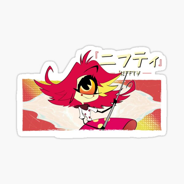 "Niffty Skyness | Hazbin Hotel" Sticker for Sale by reelanimedragon ...