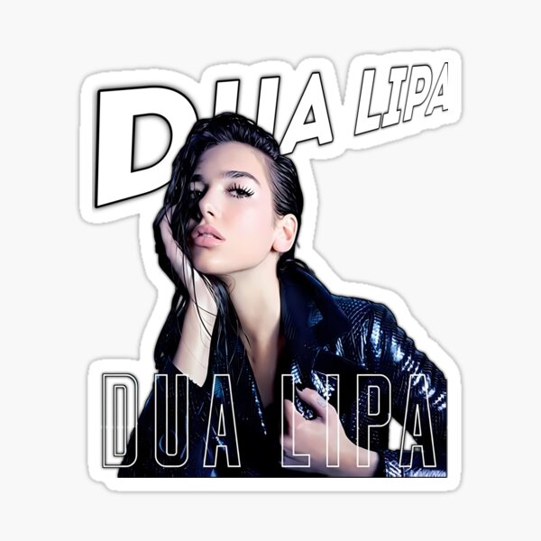 "Dua lipa" Sticker for Sale by Kinorserim | Redbubble