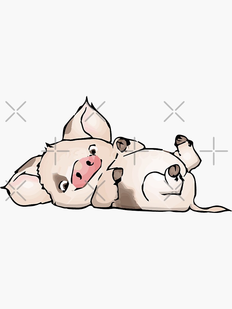 "Pua | Moana" Sticker for Sale by MYXABLE | Redbubble