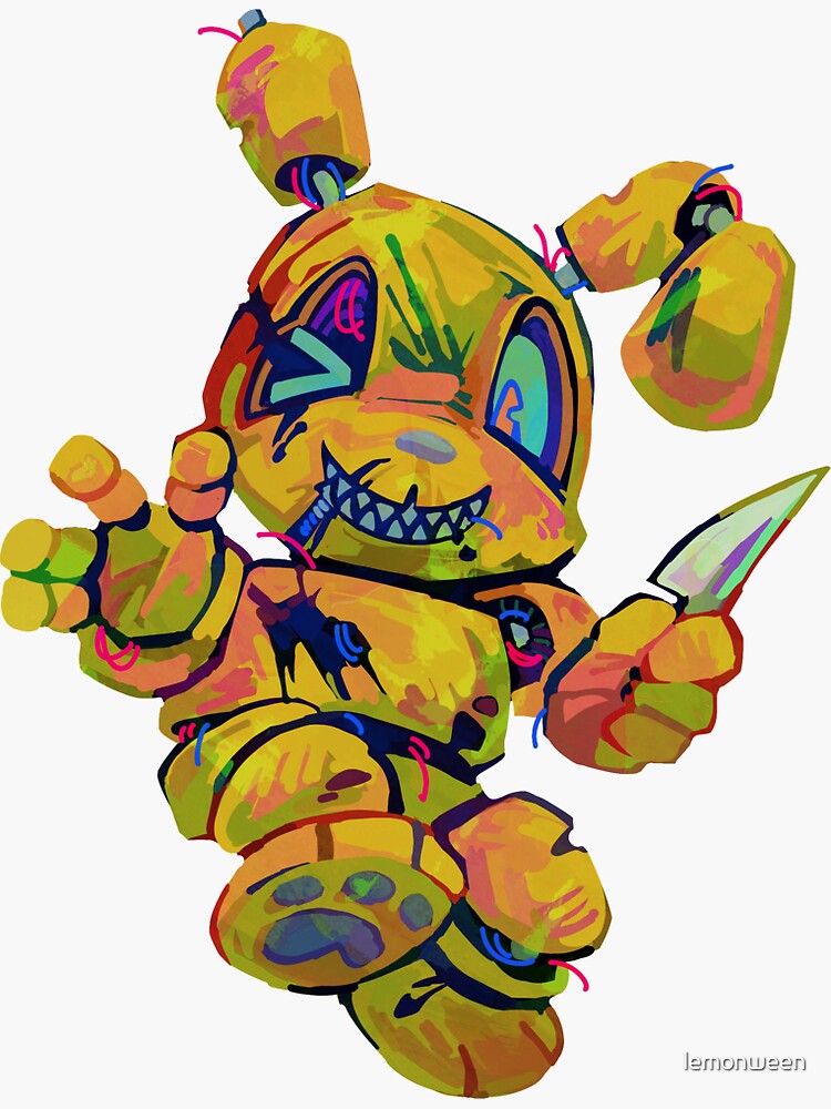 "Springtrap" Sticker for Sale by lemonween | Redbubble