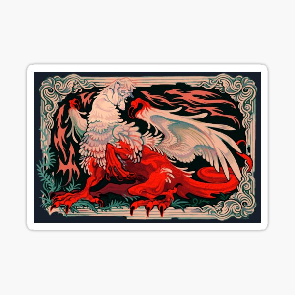"chimera falin" Sticker for Sale by lemonween | Redbubble