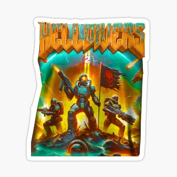"Helldivers, Helldivers Logo, Helldivers Liberta, ps 4" Sticker for ...