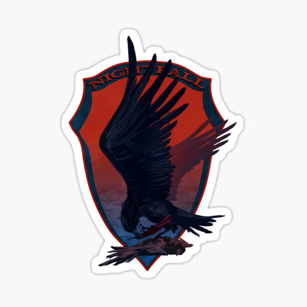 "Raven Nightfall Armored Core AC ACVI Emblem Sticker" Sticker for Sale ...
