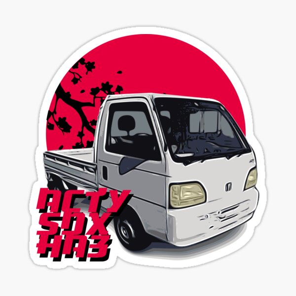 "Japanese JDM Legend Tokyo Car Culture Kei Truck" Sticker for Sale by ...