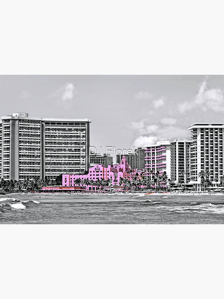 Pegatina «Palacio rosa» de djphoto | Redbubble