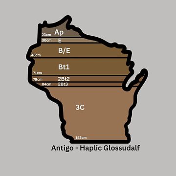 "Wisconsin State Soil- Antigo" Sticker for Sale by Cat00Tome | Redbubble