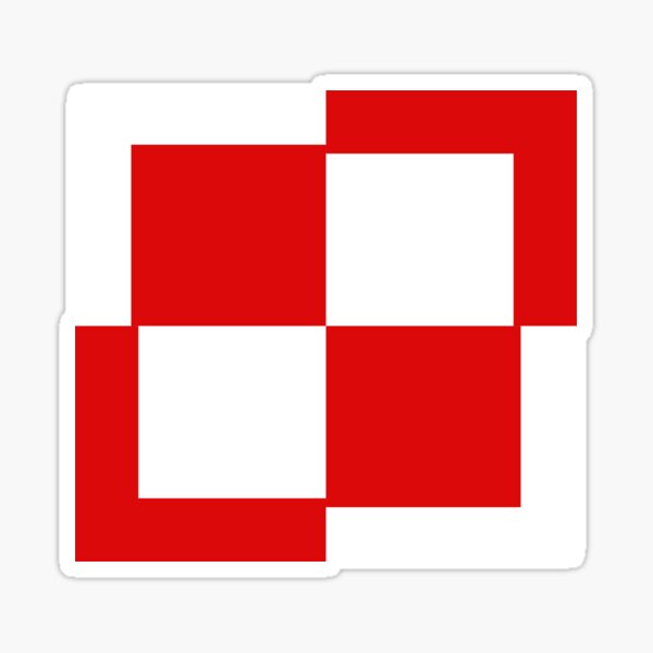 "Polish Air Force Roundel - Szachownica Poland Checkerboard" Sticker ...