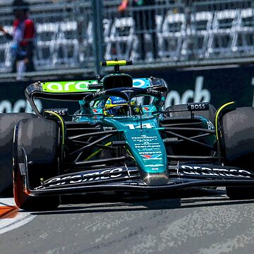 "Fernando Alonso racing his 2024 F1 race car during the Miami Grand ...