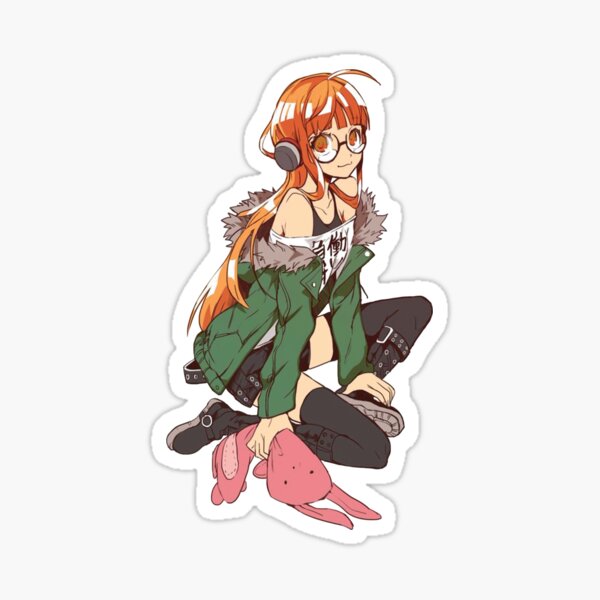 "Futaba Sakura - Persona 5" Sticker for Sale by Aqsa-manzoor | Redbubble