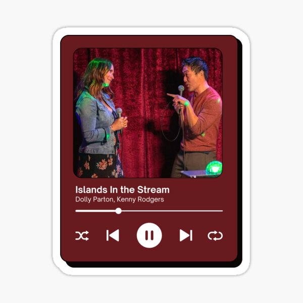 "Islands In The Stream" Sticker for Sale by earl-of-fanwich | Redbubble