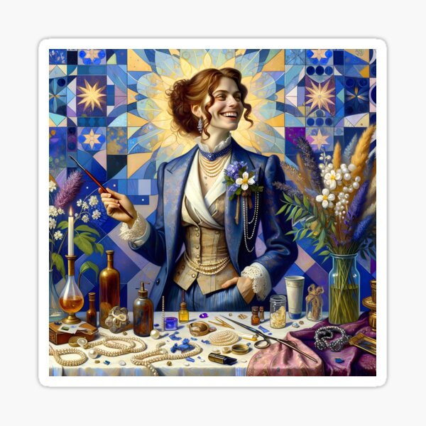 "A young professor " Sticker for Sale by Queueka | Redbubble