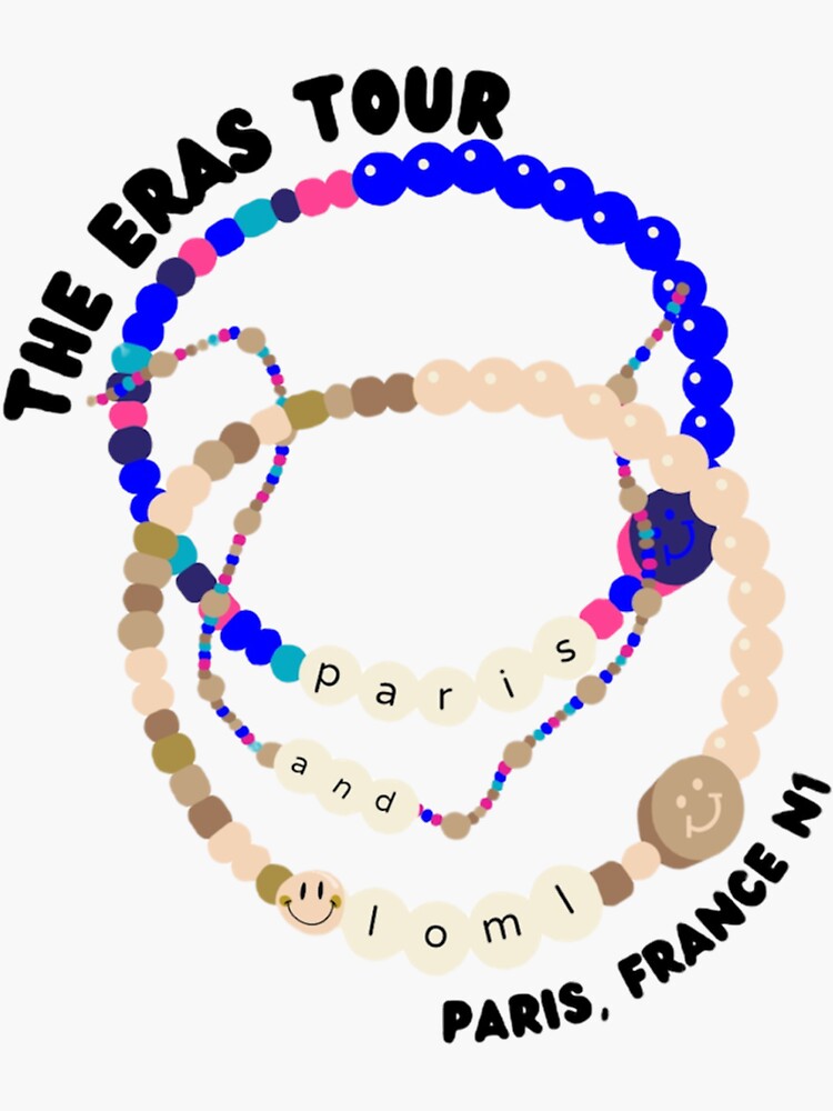 "Paris Eras tour n1" Sticker for Sale by canderson13 | Redbubble