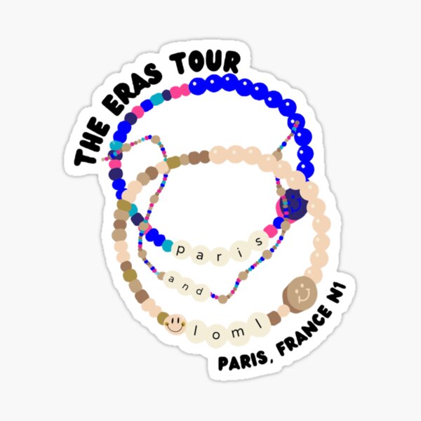 "Paris Eras tour n1" Sticker for Sale by canderson13 | Redbubble
