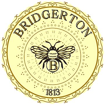 "Bridgerton Bee Design" Sticker for Sale by carrierose | Redbubble
