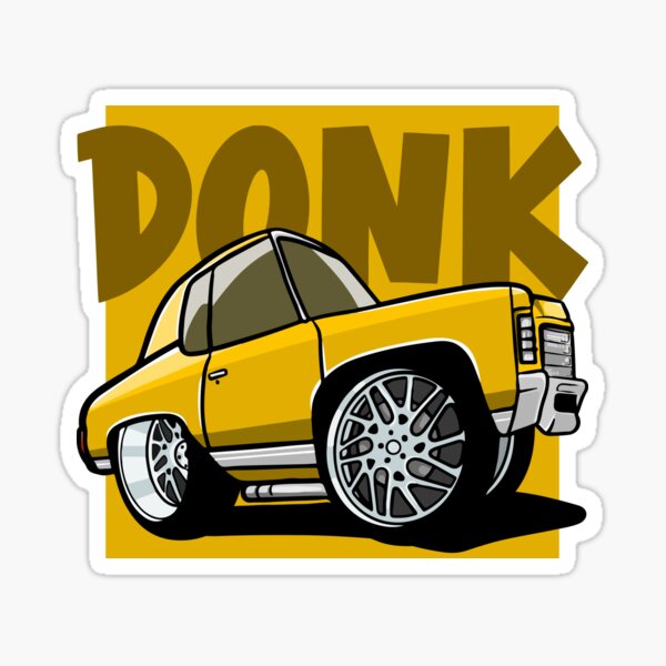 "Chevy Donk Caricature" Sticker for Sale by HSDESIGNS Studio | Redbubble