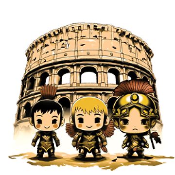 "Colosseum Clash: Pixels vs. Pride! Pixel Art" Sticker for Sale by ...