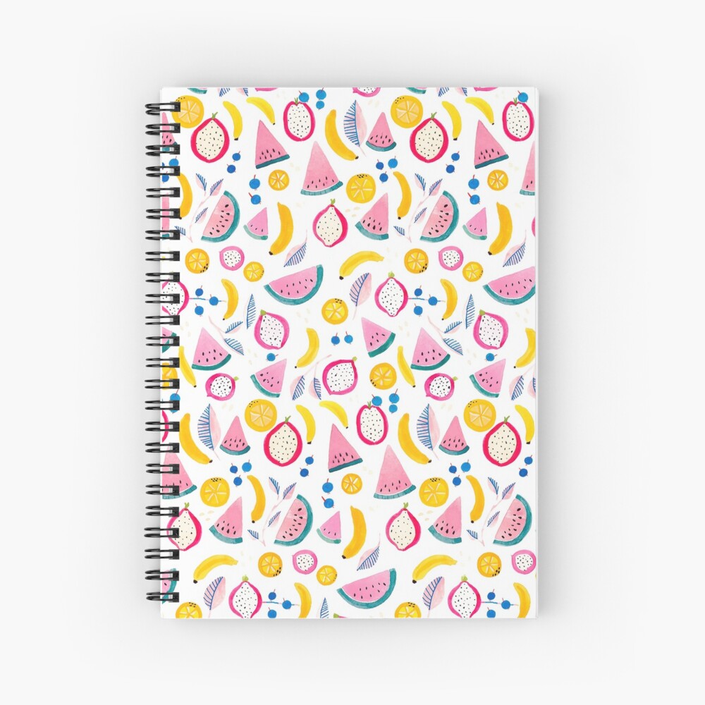 "Fruit Salad" Spiral Notebook for Sale by artiisan | Redbubble