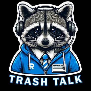 "Raccoon Call Center" Sticker for Sale by Echonn | Redbubble