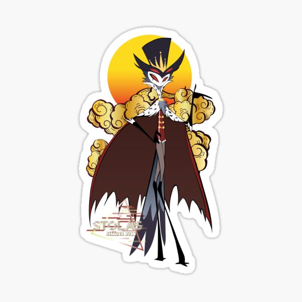 "Helluva Boss Retro Stolas" Sticker for Sale by reelanimedragon | Redbubble