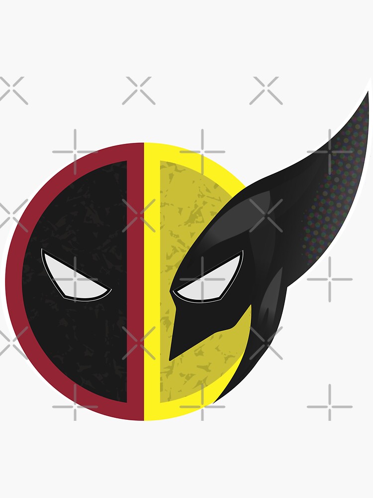 "Deaddpool and Wolvierine Brand New Logo Design" Sticker for Sale by ...