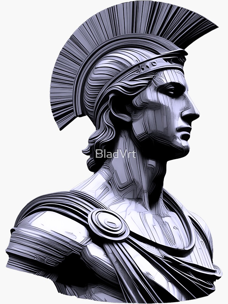 " Statue Of Ares" Sticker for Sale by BladVrt | Redbubble