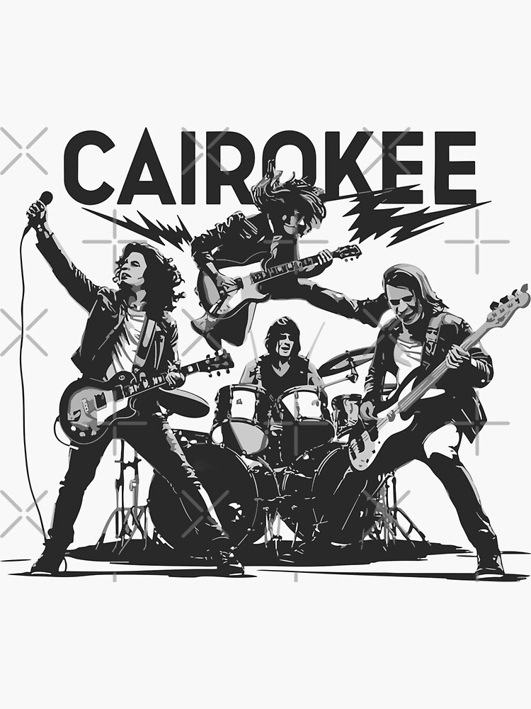 "Cairokee band" Sticker for Sale by Amorartz | Redbubble