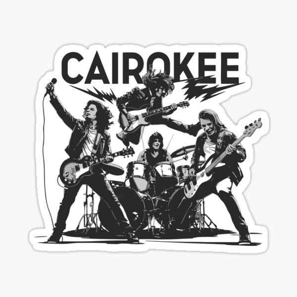 "Cairokee band" Sticker for Sale by Amorartz | Redbubble