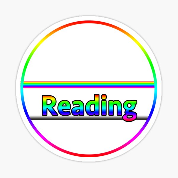 "Read" Sticker by At349ks3d | Redbubble